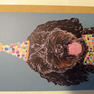 Red/golden Cockapoo Christmas Card - Etsy