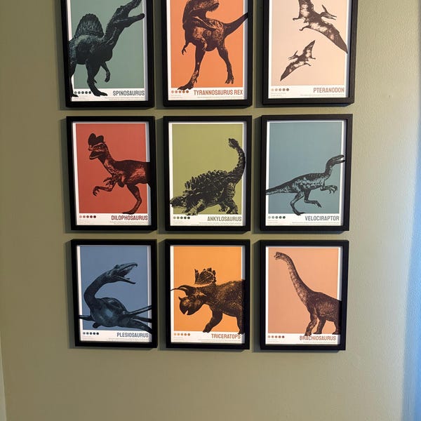 Dilophosaurus Print, Dinosaur Wall Art, Digital Download, Crested ...