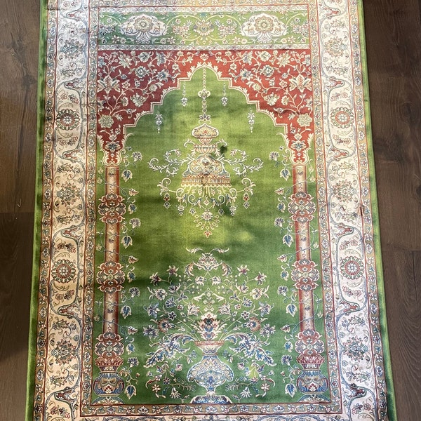 Gold Circle Rug, Silk Round Rug, 7x7 Ft Carpet, Large Round Rug, Plain ...