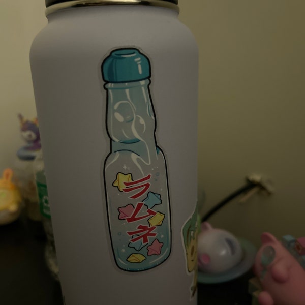 Ramune - Clear Vinyl Sticker - Etsy
