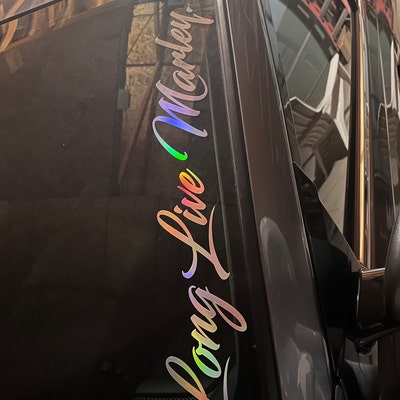 JDM With Kanji Lettering Side A Pillar Windshield Banner Decal ...