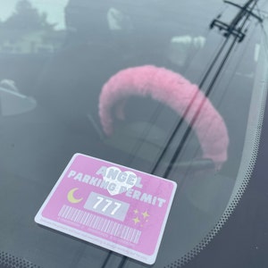 ANGEL PARKING PERMIT Angel Numbers Good Luck Affirmations - Etsy