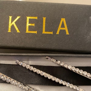 KELA Hair Pins Set of 2 Scallop Shell & Natural Pearl Gold | Etsy