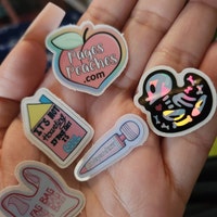 Mini Pronouns Sticker Sheet Bulk Small Pronoun Stickers for Name Tags ...