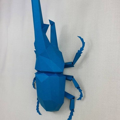 3 Beetles Pack Paper Model,papercraft,diy,low Poly,pdf Papercraft ...