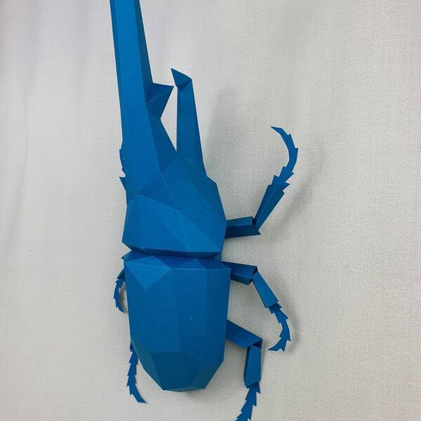 3 Beetles Pack Paper Model,papercraft,diy,low Poly,pdf Papercraft ...