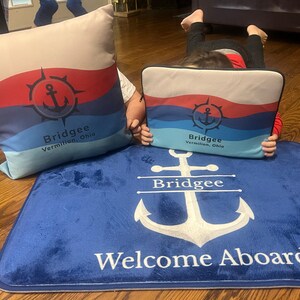 Custom Boat Rug, Nautical Outdoor Lake House Rug, Anchor Rug, Boat ...