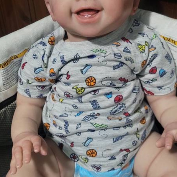 Reborn Baby Boy Teddy by Vahni Gowing Mono Root Ready Now - Etsy