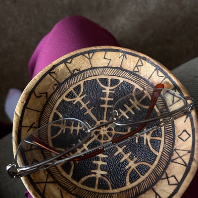 Viking Dragon Wooden Tray Wooden Tray With Norse Dragon and - Etsy