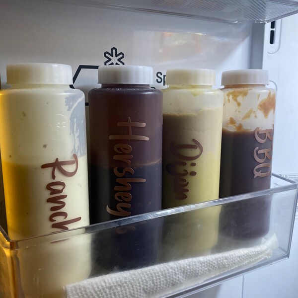 Custom Condiment Labels | Create Your Own Sauce Bottle Sticker ...