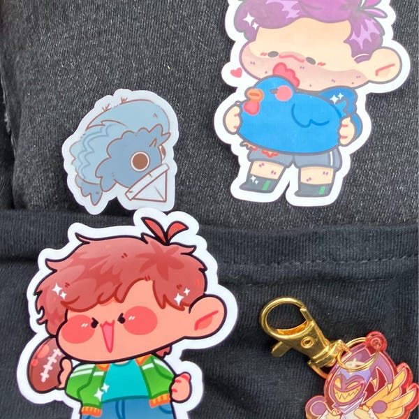 Bachelors | Stardew Valley Inspired Stickers Ft. Shane, Sebastian ...