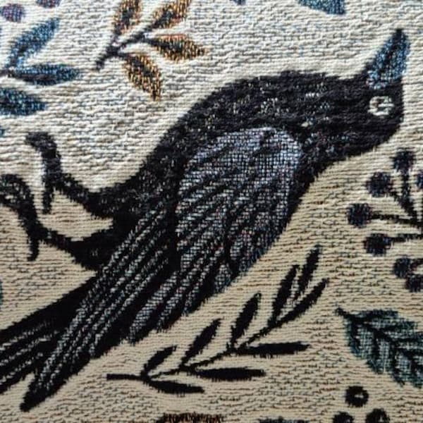 Ravens Woven Blanket: Gothic Crow Throw, Bird Lover Gift - Etsy