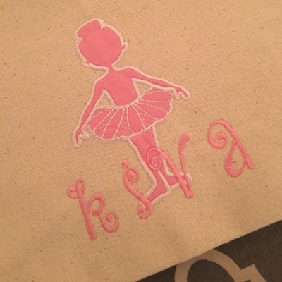 Ballerina Applique Design, Silhouette 3rd Position, Ballet Applique ...