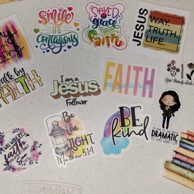 I Am A Jesus Follower Sticker, Christian Sticker, Die Cut Label ...