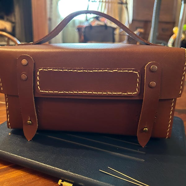 Leather Mini Tool Bag Pattern DIY (PDF Download With Video Guide) - Etsy