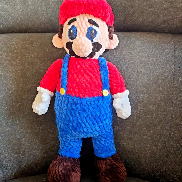 Mario Amigurumi Crochet Pattern: Beginner-friendly DIY Plush (PDF ...