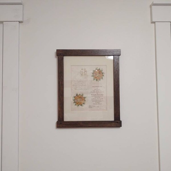 Craftsman Arts and Crafts Mission Picture Frames Multiple Size Options ...
