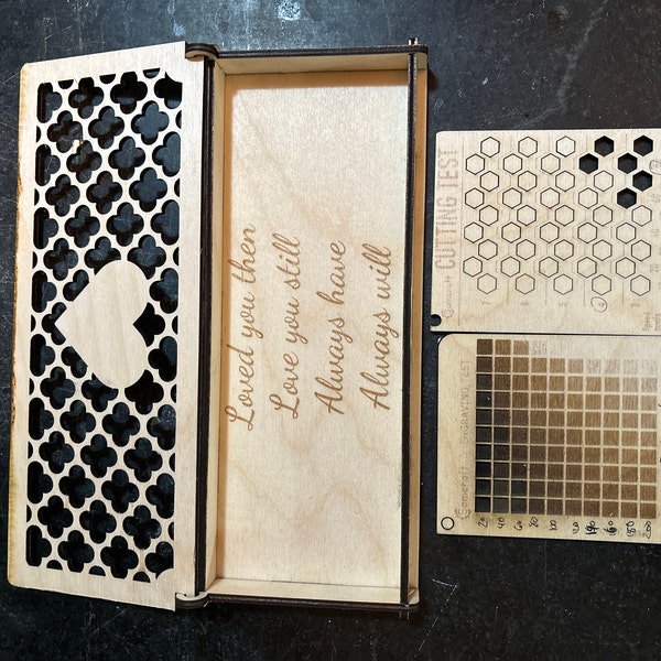 Diode Laser Cutting Test Files - Digital Download - Laser Engraving ...