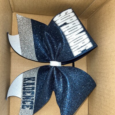 Custom Cheer Bow in Your Team Colors, Great Gameday Cheer Bow ...