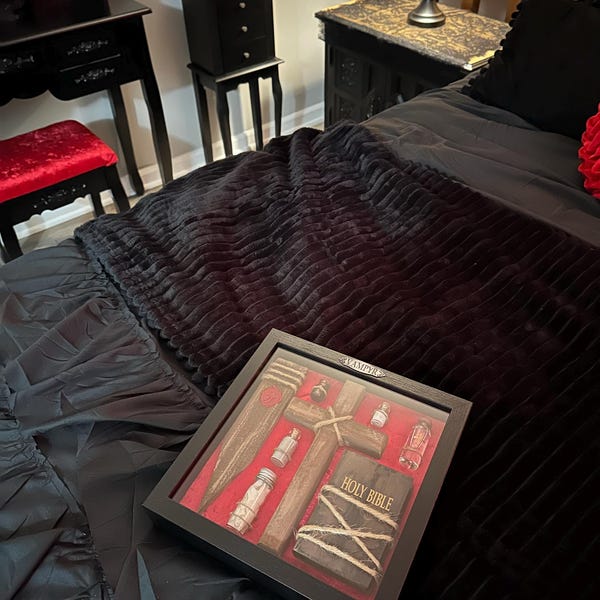 Vintage Exorcism Kit Shadow Box- Black Frame - Etsy