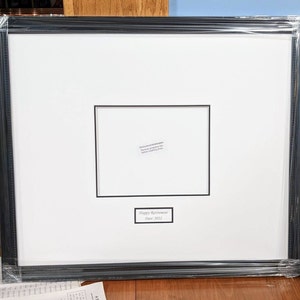 20x24 Signature Mat Kit WITH Frame. Silver White or Black - Etsy