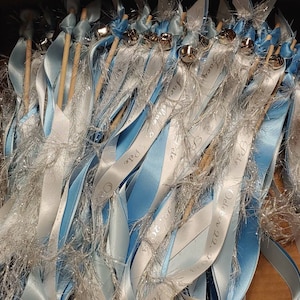 150 Ribbon Wedding Wands Send off Idea Ceremony Exit Ribbon Wedding ...