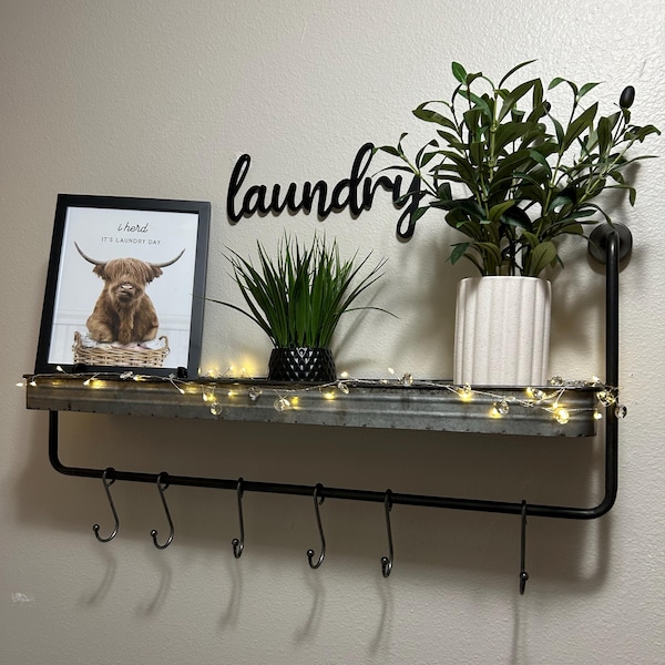 Wood Laundry Sign | Laundry Sign for Kitchen | Kitchen Wall Decor ...