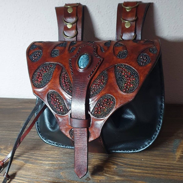 Leather Medieval Pouch Pattern / Digtial Download / Knotwork - PDF ...