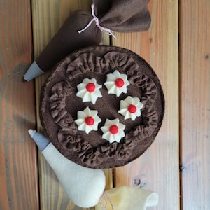 Felt Piping Bags , Felt Baking Set, Felt Food, Pretend Bakery, Felt ...