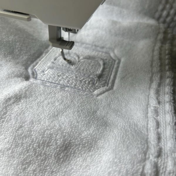 Embossed Square & Clover Royal Monogram Embroidery Design Bundle for ...