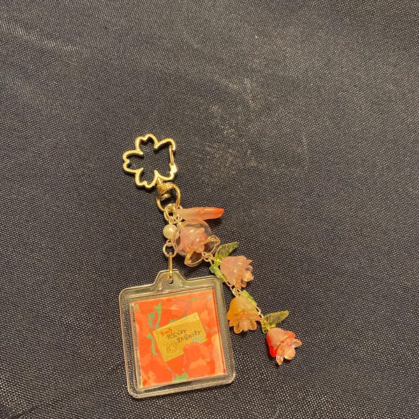 Spirited Away Flower Keychain With Chihiro's Farewell Letter - Etsy