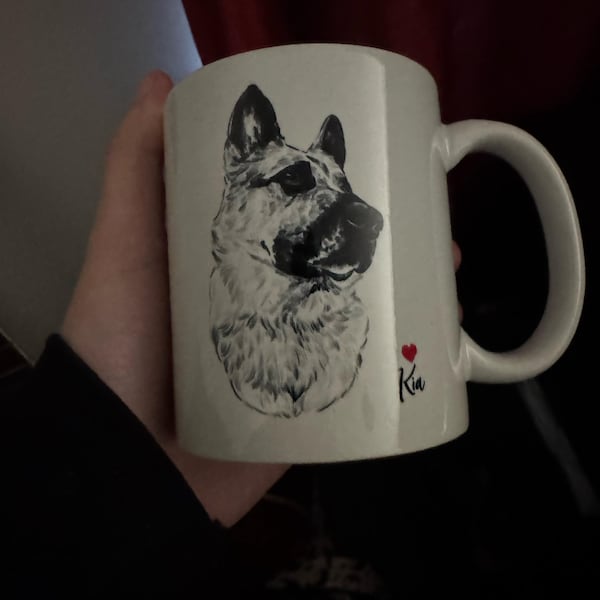 Custom Dog Mug, Dog Lover Gift, Pet Memorial, Dog Memorial Gift, Pet ...