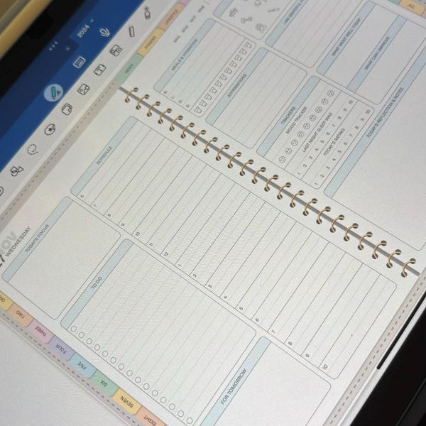 Digital Note Taking Goodnotes Notability Template College Student ...