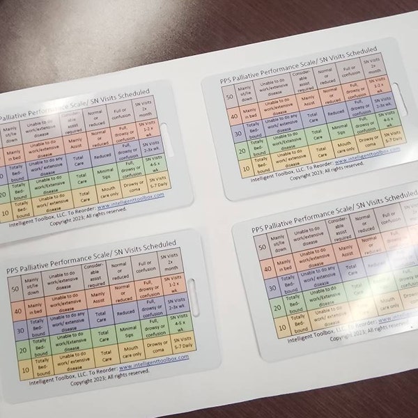 Hospice Nursing Badge Buddy: PPS & FAST Dementia Scales - Etsy