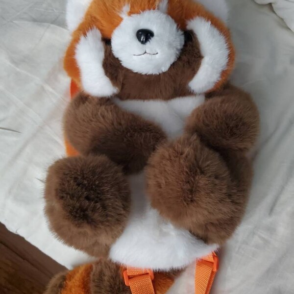 Backpack Raccoon Plushies Stuffed Animal Stuffies Toy Children Pet ...