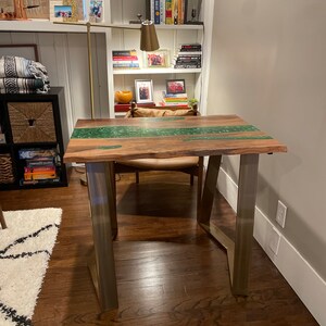 Golden Table Legs, Steel Table Legs set of 2, Dining Table, Desk Legs ...