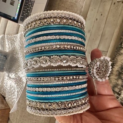 Indian Bangles Set / Bridal Bangles Set / Indian Jewelry / - Etsy