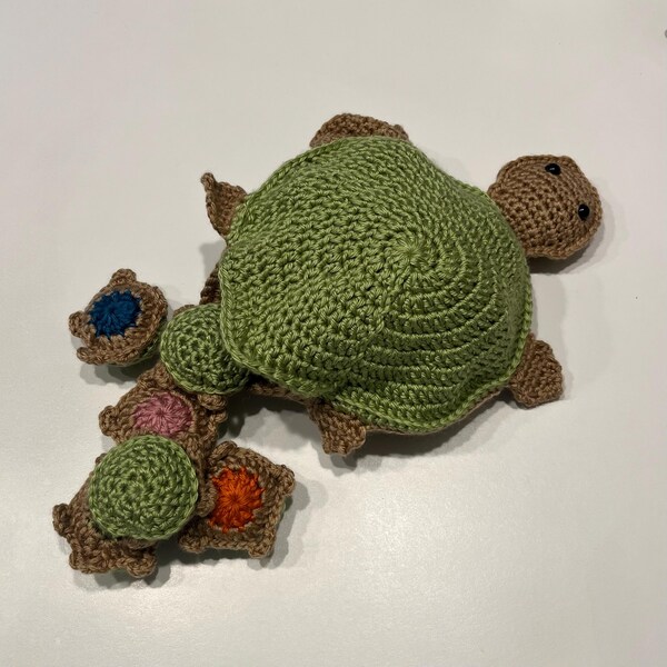 The ORIGINAL Turtle Memory Game PATTERN English Pdf ORIGINAL Stitched ...