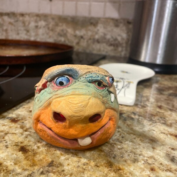 Extra Small Pod Gnome Rattler Slab-built, Hand Sculpted Rattler. What a ...