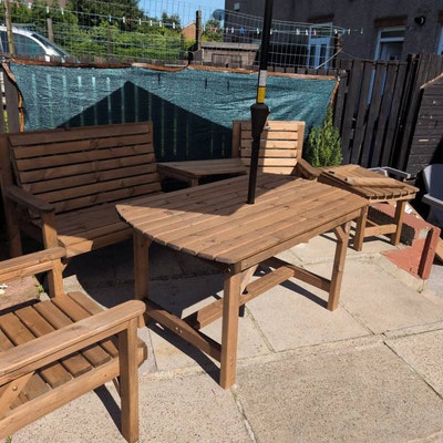 Wooden Garden 4ft 6 Inch Table - Etsy