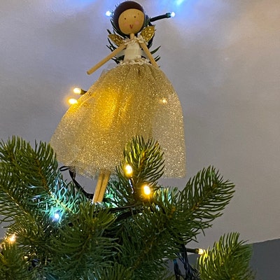 Christmas Fairy / Tree Topper / Vintage Fairy / Heirloom Doll ...