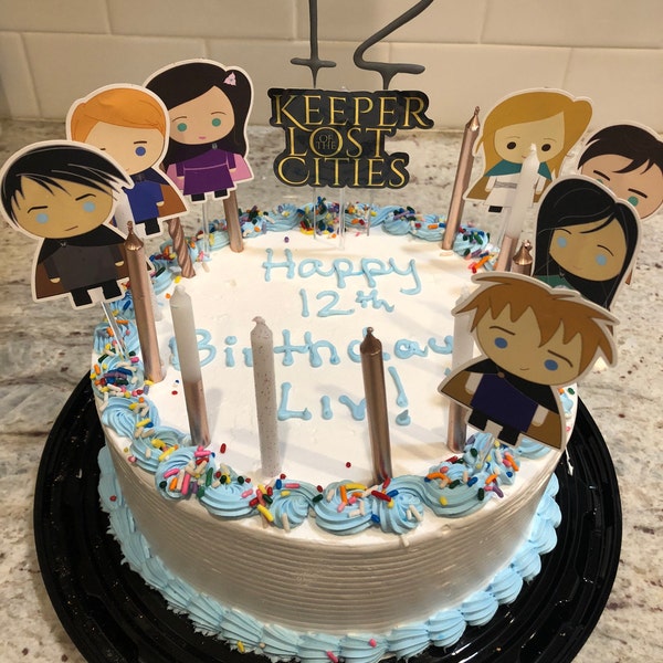 Cake Topper Keeper of the Lost Cities Inspired - Kotlc Birthday Party ...