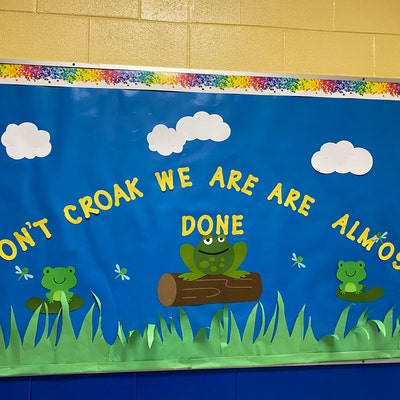 Frog Bulletin Board Set, Toad Bulletin Board, Library Bulletin Board ...