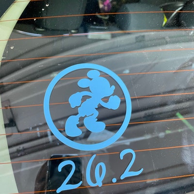 Disney Running Distance Run Decal 35 Designs Available Inspired by ...
