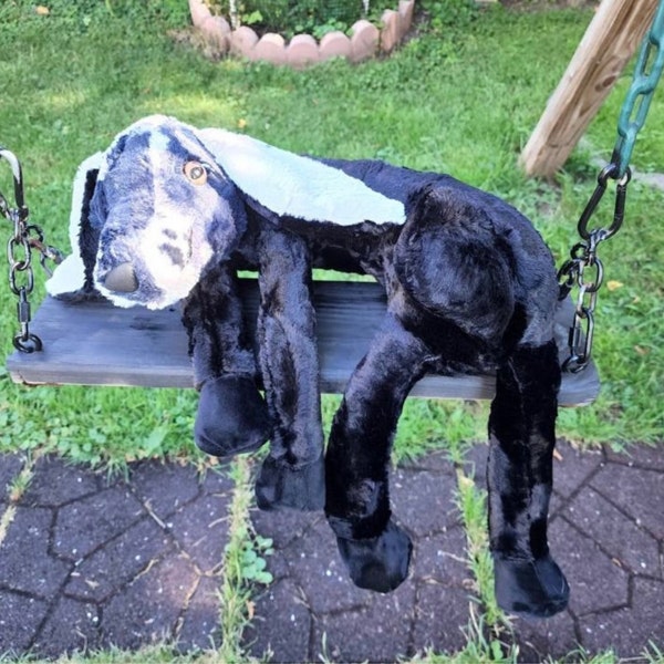 Tri Colored Goat Neck Buddy, Floppy Eared Nubian Gift for Goat Lovers ...