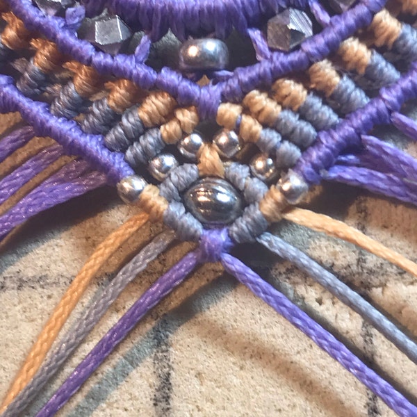 Macrame Earrings Tutorial 8, Micro Macrame Pattern, Pdf Tutorial, DIY Macrame Earrings, Step by ...