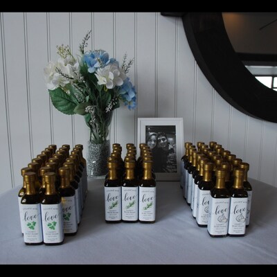 Olive Oil Favors 60ml Infused With Love Olive Oil Favor - Etsy