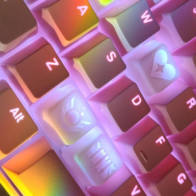 Valorant Fade Keycaps Cherry MX Mechanical Keyboards - Etsy