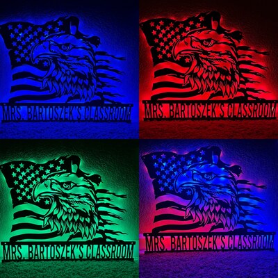 Personalized Home Cinema Metal Wall Art With Lights, Movie Room Art ...