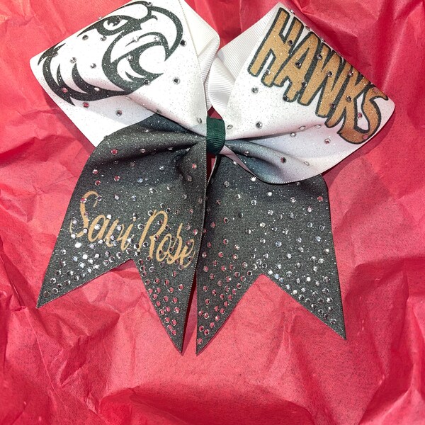 All Glitter Sublimation Cheer Bow. Price Listed is per Individual Bow ...